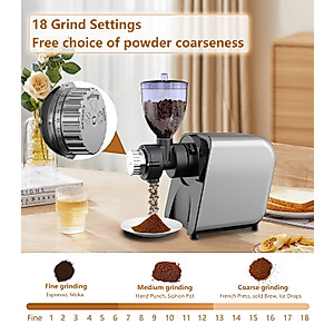 Cold Pressed Juicer Machine For Fruit and Vegetable, Coffee Grinder Machine, Slow Masticating Juicer Electric Coffee Bean Grinder from Espresso to Cold Brew, Easy to Clean Juice Extractor,Quiet Motor
