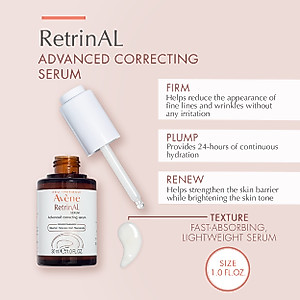 Eau Thermale Avène RetrinAL Advanced Correcting Serum, firm, plump and and renew skin 1 fl. oz.