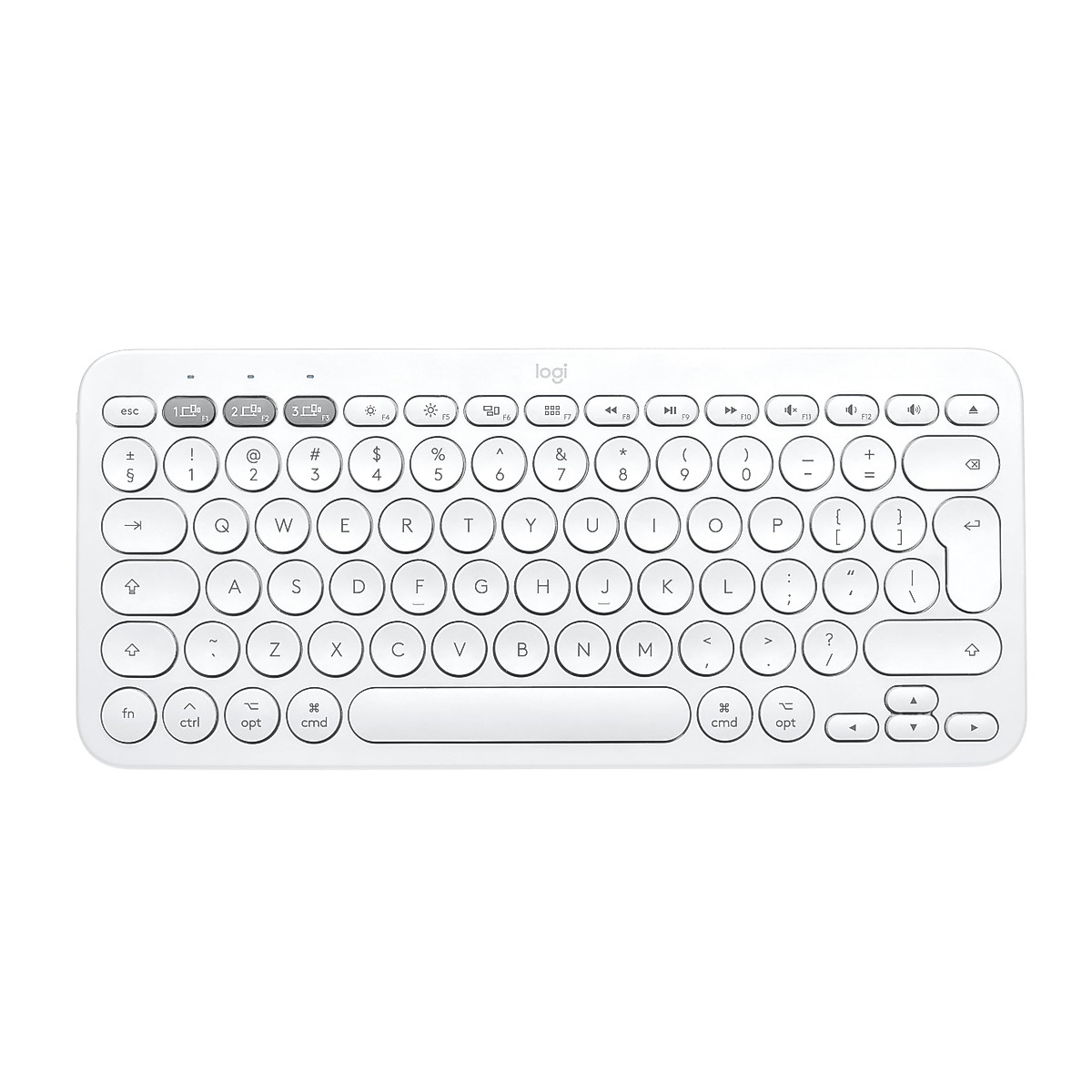 Logitech K380 Multi-Device Bluetooth Keyboard for Mac, Off White