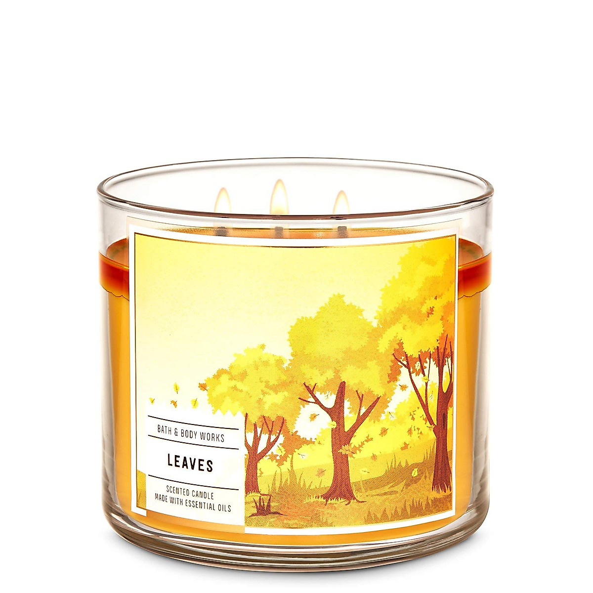 Bath & Body Works 3-Wick Scented Candle in Leaves