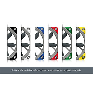 Noctua NF-S12B redux-1200, High Performance Cooling Fan, 3-Pin, 1200 RPM (120mm, Grey)