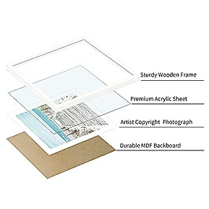 Bathroom Beach Framed Wall Art: 3 Piece Coastal Nautical Surfing Painting Bedroom Relax Picture Seascape Modern Artwork Large Ocean Nature Photo Sea Scenery Print for Living Room Office