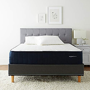 Amazon Basics Signature Hybrid Mattress, Cushion Firm Feel, Gel Infused Memory Foam for Deeper Support, Cool to Touch Top Fabric, CertiPUR-US Certified, 12 Inch, King