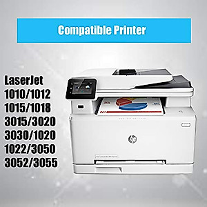 4Benefit Compatible 12A 2612A Q2612A Toner Cartridge Used for HP Laserjet Laserjet Pro 1010 1012 1018 1020 1022 1022n 3015 3030 3050 3052 3055 M1319F Printer (1-Pack, Black)
