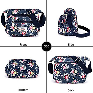 LassZone Women's Totes Bag Multi-Pocket Casual Handbags Crossbody Shoulder Bags for Women Ladies Girls Simlish Shopping Bag