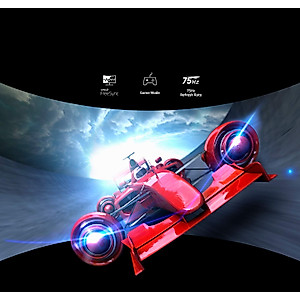 Samsung – T55 Series C32T550FDN 32" 1000R Curved Monitor, Dark Blue Gray (LC32T550FDNXZA) (Renewed)