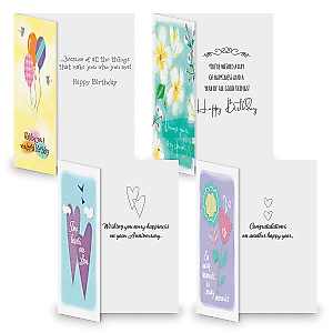 Susan Winget Studio All Occasion Greeting Cards with Seals - Set of 40 (20 Designs), Large 5 x 7 Inch Cards, Birthday, Sympathy, Get Well