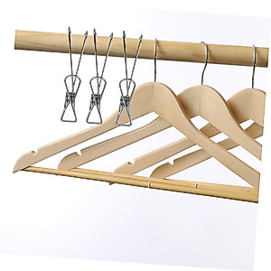 ABOOFAN 48 Pcs Golden Hook Over Door Hanger Towel Racks Bathroom Rack Towel Hanger for Bathroom Tail Wire Over Door Towel Rack Bathroom Towel Rack On The Door Towel Clip Stainless Steel