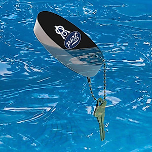 GRAPHICS & MORE Ford Vintage V8 Logo Floating Keychain Oval Foam Fishing Boat Buoy Key Float