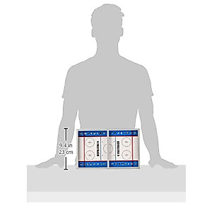Blue Orange Games Fastrack NHL The Fast Action Dexterity Puck Sliding Hockey Game - Sporty Dexterity Wooden Ice Hockey 2 Player Game