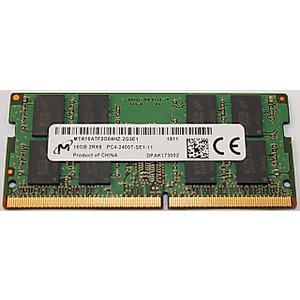 MTA16ATF2G64HZ-2G3E1 Micron 16GB 2RX8 DDR4 PC4-17000 2400MHz Laptop Memory Module