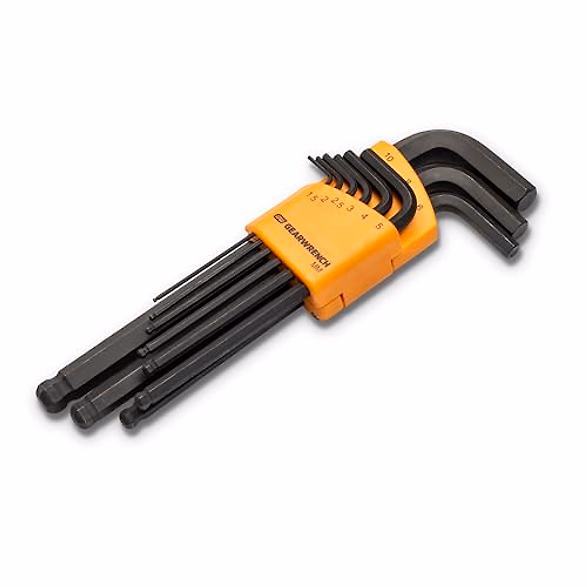 GEARWRENCH 9 Piece Metric Ball End Long Arm Hex Key Set - 83521