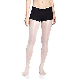 Capezio Women's V-Front Boy Short, Black, Medium