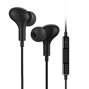 Coolden Wired Earbuds for iPhone 14/13/12/11 Earphones, in-Ear Headphones with Microphone Volume Control HiFi Stereo Headsets Compatible with iPhone 14 Pro/13Pro/12/11/XR/XS/X/7/7Plus/8/8Plus，Black