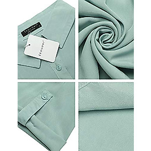 Ekouaer Beach Shirt Coverup Plus Women's Beachwear Cover Ups Bikini Bathing Suit Beach Dress Light Green