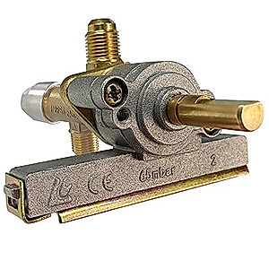 MCAMPAS CSA Certified Gas Safety Control Valve with Piezo Push Ignition Device for Garden Sun Propane Powered Patio Heater Repair Replaces Parts (Screw Thread)