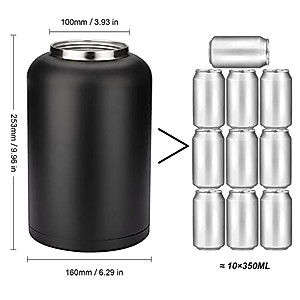 Zenbo 128 oz Jug with Straw Keeps Cold up to 36 Hrs,One Gallon Large Double Wall Vacuum Insulated Water Bottle,Sweat-Proof Leak-Proof