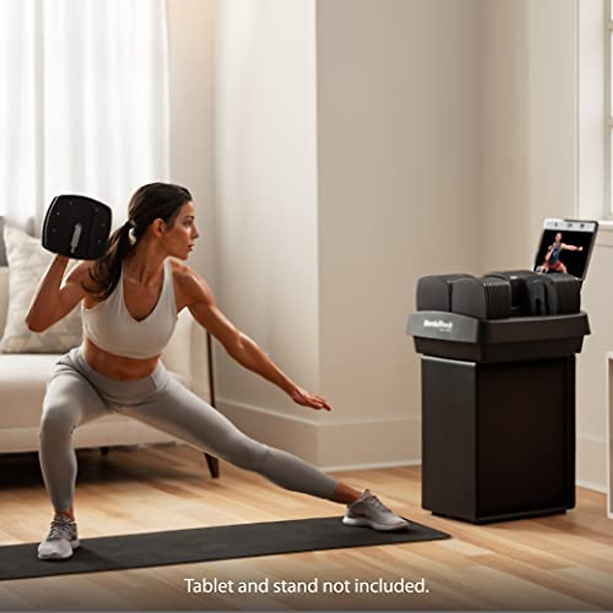 NordicTrack 50 Lb iSelect Adjustable Dumbbells, Works with Alexa, Sold as Pair