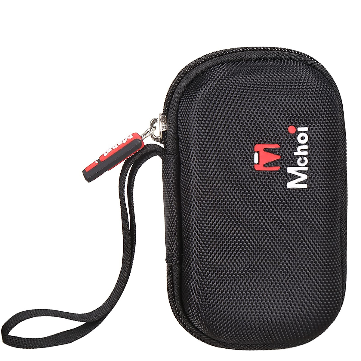 Mchoi Hard Carrying Case for Carson MicroFlip 100x-250x LED and UV Lighted Pocket Microscope, Shockproof, Waterproof, Lightweight, Dustproof, Black, Grey