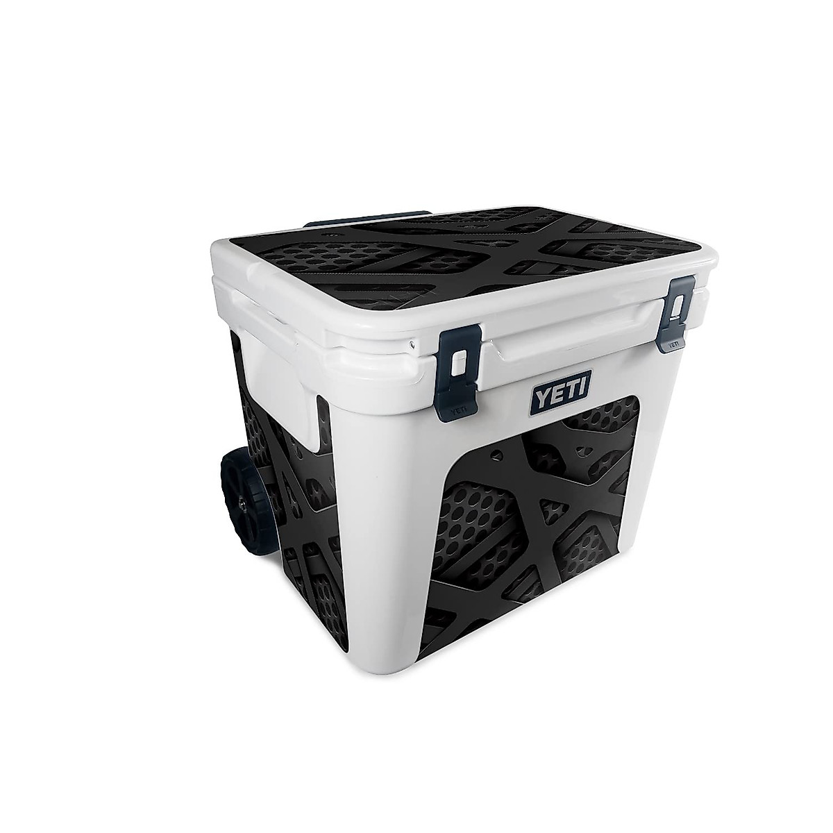 MightySkins Skin Compatible with Yeti Roadie 60 Wheeled Cooler - Tech Wave | Protective, Durable, and Unique Vinyl Decal wrap Cover | Easy to Apply, Remove, and Change Styles | Made in The USA
