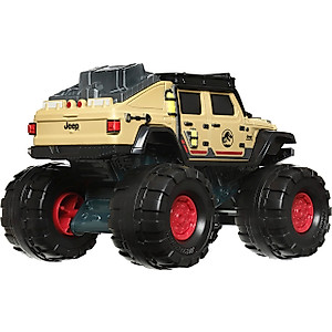 Matchbox Jurassic World Dominion Jeep Gladiator 1:24-Scale Truck with Large Wheels, Toy and Car Collectible for Dinosaur Fans