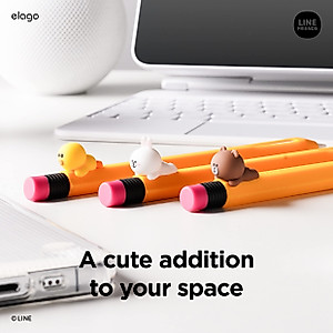 elago | LINE Friends Compatible with Apple Pencil Pro Case & Apple Pencil 2nd Generation Case, Compatible with Magnetic Charging, Double Tap, Squeeze, Haptic [Sally]