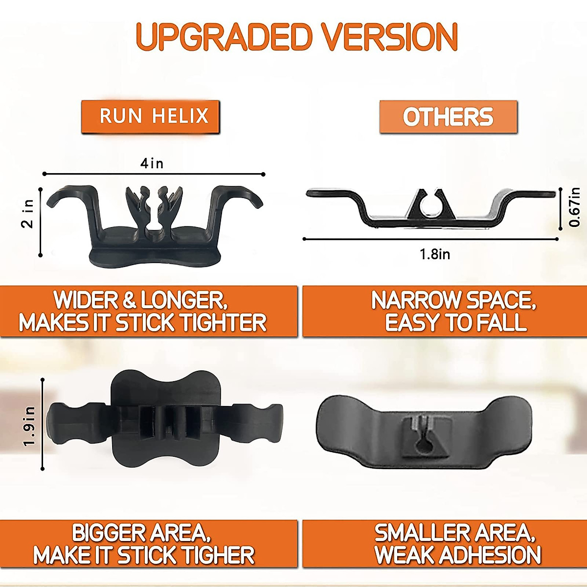 Cord Organizer for Kitchen Appliances 8 Pack Super Sticky Appliance Cord Wrapper,Cord Winder for Kitchen Small Appliances, Mixer, Blender, Coffee Maker, Pressure Cooker and Air Fryer, Cord Organizer