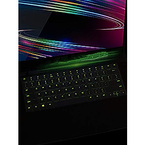 Keyboard Cover Compatible with 2020 13.3 inch Razer Blade Stealth 13 Gaming Laptop, 14" Razer Blade 14 & 13.4" Razer Book 13 Laptop Thin Keyboard Accessories Skin- TPU