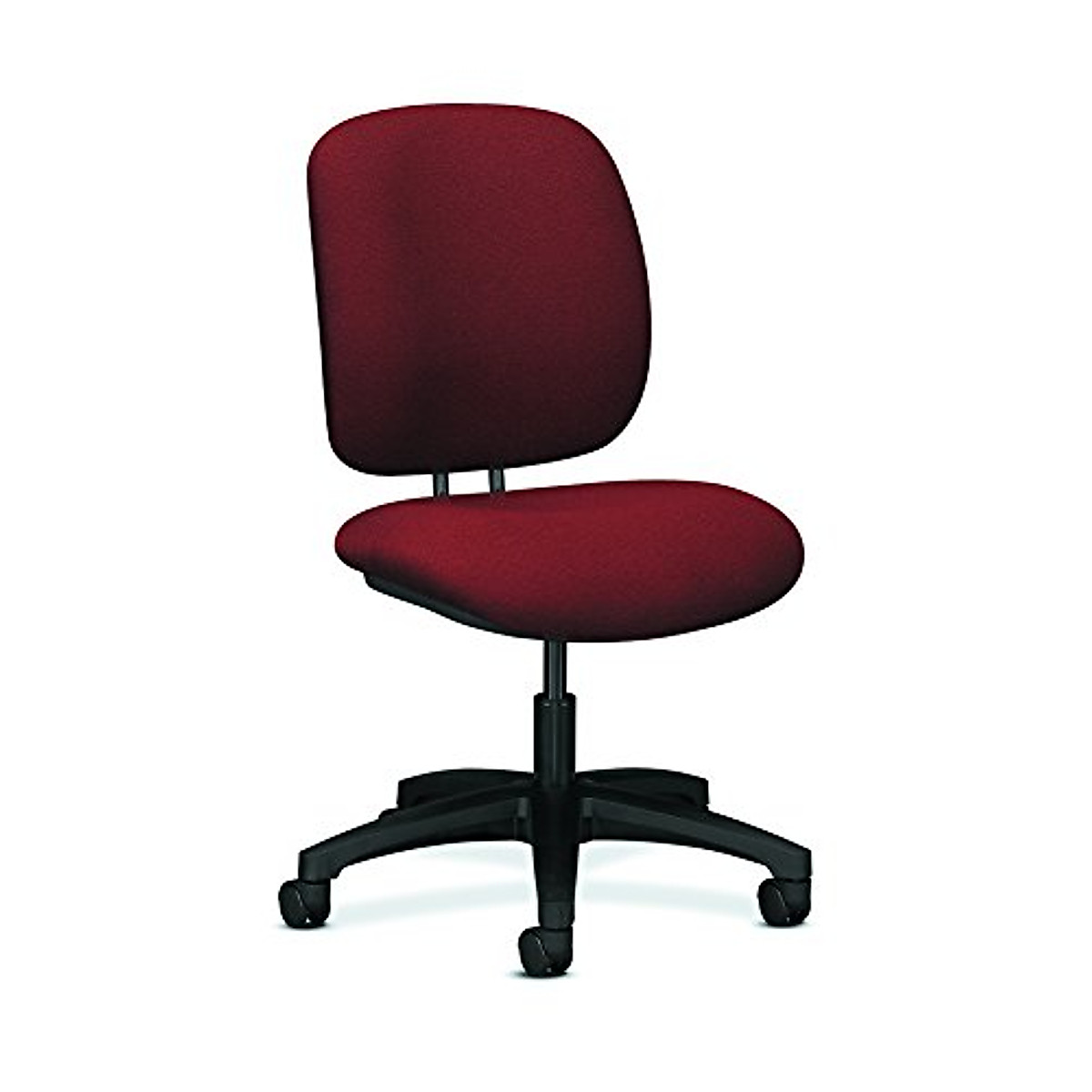 HON Comfortask Task Swivel Chair, Burgundy