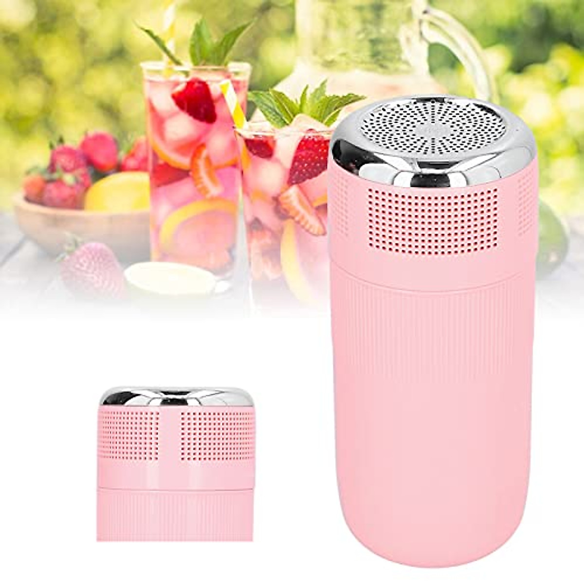 Yosoo Portable Mini Refrigerating Cup with USB Power Supply, Fast Cooling Cup for Home and Outdoor Use 380ml Capacity, Auto Shutdown