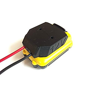 Adapter for DeWALT or Hercules 12v Max battery 12 gauge dock power connector
