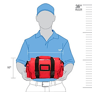 First Aid Only 520-FR All-Purpose Emergency First Aid Kit for Home, Work, and Travel, 158 Pieces