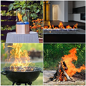 Sondiko Fireplace Fuel for Table Top Fire Pit, Bioethanol Fuel Tabletop Fire Pit, Clean Burning Sustainable Fuel, Premium Ethanol Smokeless Fuel for Fireplaces, Fire Pits, Stoves and Burners(3 Pack)