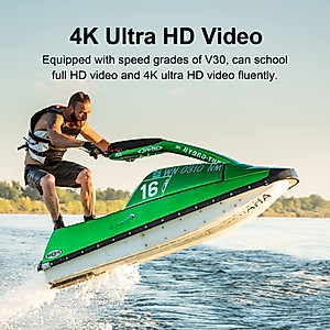 LaView 64GB Micro SD Card, Micro SDXC UHS-I Memory Card – 95MB/s,633X,U3,C10, Full HD Video V30, A1, FAT32, High Speed Flash TF Card P500 for Computer with Adapter/Phone/Tablet/PC