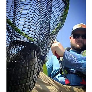 Foreverlast Inc. Generation 2 Non-Snag Floating Fishing Landing Net for Wade Fishing and Fly Fishing, Standard Net, One Size