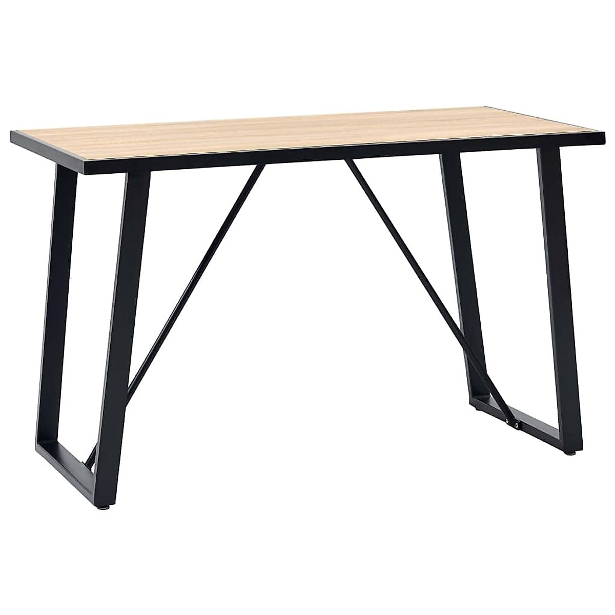 YUHI-HQYD Dining Table,Industry Offic Table,Rectangle Console Table,Kitchen Table,Computer Desk,Perfectly in a Living Room,Den,Office Room, and Family Room, Oak 47.2"x23.6"x29.5"