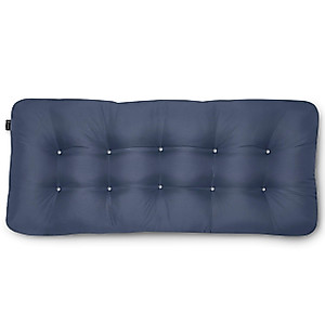 Classic Accessories Water-Resistant Indoor/Outdoor Bench Cushion, 54 x 18 x 5 Inch, Navy, Outdoor Bench, Bench Cushions, Outdoor Cushions