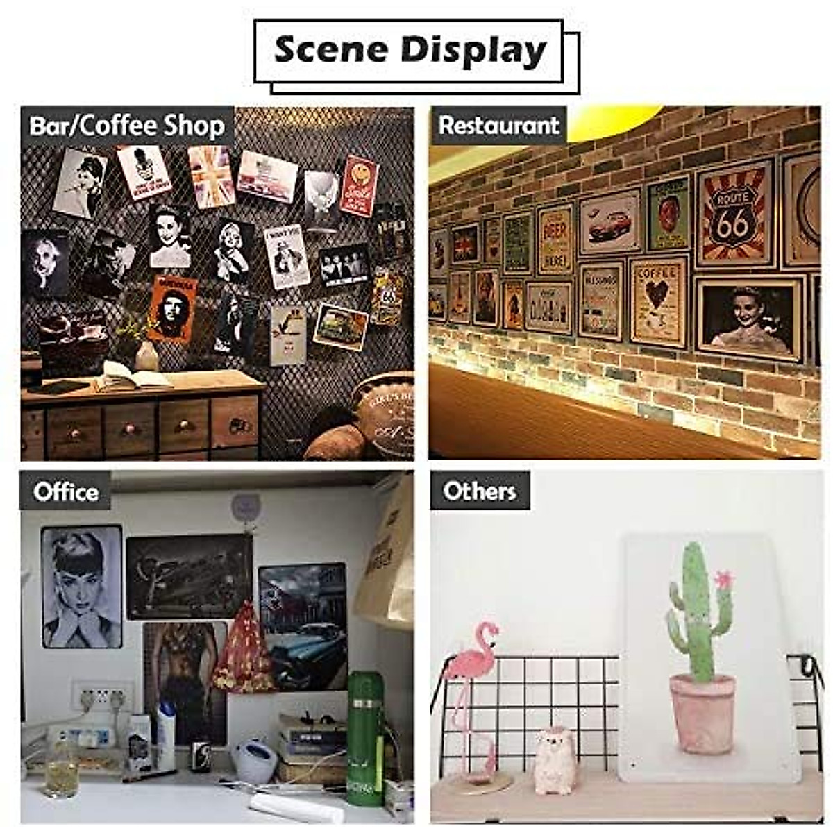 OSONA You've Got A Friend in Me Iron 8X12 Inch Retro Look Decoration Art Sign for Home Kitchen Bathroom Farm Garden Garage Inspirational Quotes Wall Decor