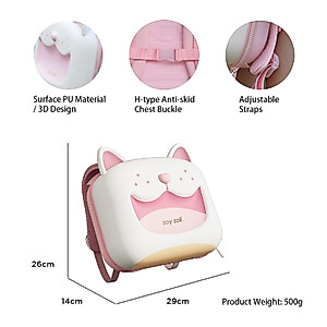 Zoy zoii Cute Animal Toddler Backpack, Kids Preschool Mini Travel Bag Daypack for Girls -Sweetheart Kitty