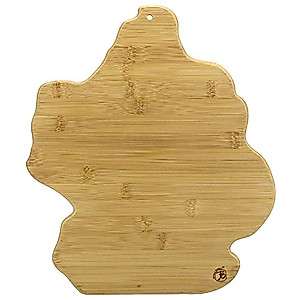 Totally Bamboo Brooklyn City Life Bamboo Serving and Cutting Board, 13-1/2" x 11-3/4"