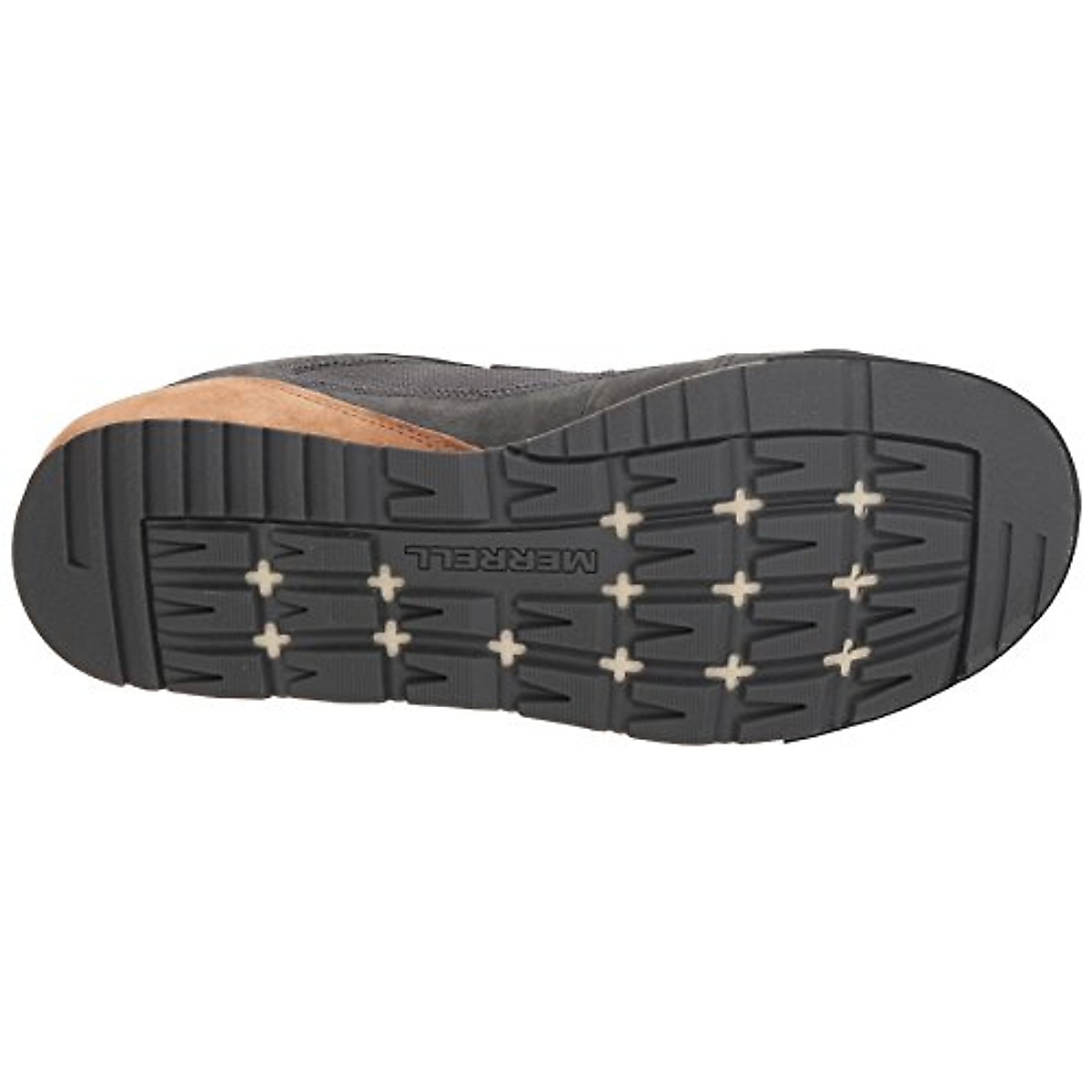 Merrell Men's Burnt Rock Travel Suede Hiking Shoe, Granite, 10 M US