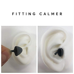 Flare Calmer Night – Sleeping Ear Plugs Alternative – Reduce Annoying Noises Without Blocking Sound – Extra Soft Reusable Silicone - White