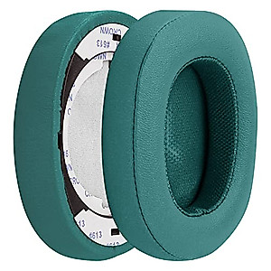 Geekria QuickFit Replacement Ear Pads for JBL E55BT Headphones Ear Cushions, Headset Earpads, Ear Cups Cover Repair Parts (Green)