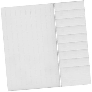 Cabilock 30 pcs jewelry box pad necklace foam insert ring insert pad earring sponge holder jewelry insert sponge jewelry display sponge pad sponge ring holder supplies storage white velvet