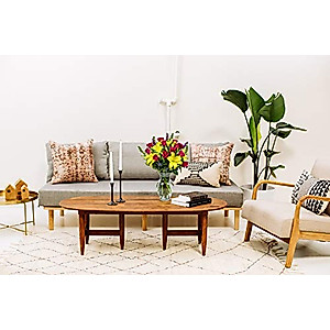 BENCHMARK BOUQUETS - Joyful Wishes (Glass Vase Included), Next-Day Delivery, Gift Fresh Flowers for Birthday, Anniversary, Get Well, Sympathy, Graduation, Congratulations, Thank You