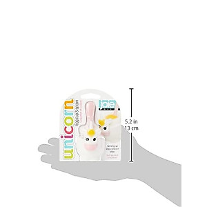 MSC International Joie Unicorn Hard Boiled Egg Cup Holder with Spoon, 2-Piece Set, One Size, White
