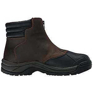 Propét mens Blizzard Mid Zip-m hiking boots, Brown/Black, 10 3X-Wide US