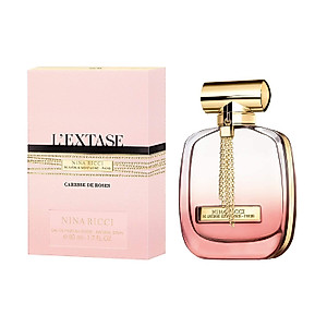 Nina Ricci L'Extase Caresse De Roses Perfume For Women - Floral Fragrance Mist - Opens With Notes Of Bulgarian And Turkish Roses - Blended With Violet And Peony - Eau De Parfume Legere Spray - 1.7 Oz