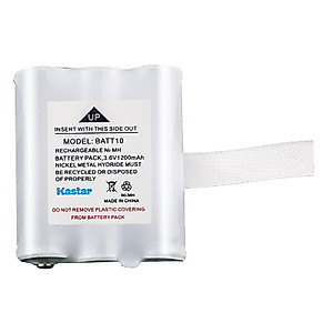 Kastar 2 Pack BATT10 Battery Replacement for Midland BATT10 BATT-10, AVP13 MID-AVP13, Midland T71, T75, T77, T79, Midland X-Talker Radios T71, T75, T77,T79