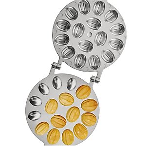 Walnut Cookie Mold Maker 16 - Walnut Cookie Maker - Oreshki Mold Maker - Орешница - Oreshki Maker - Oreshki Cookie mold - Walnut Cookie Form - Oreshnitsa Maker - Walnut Cookie Molds - Walnut Maker